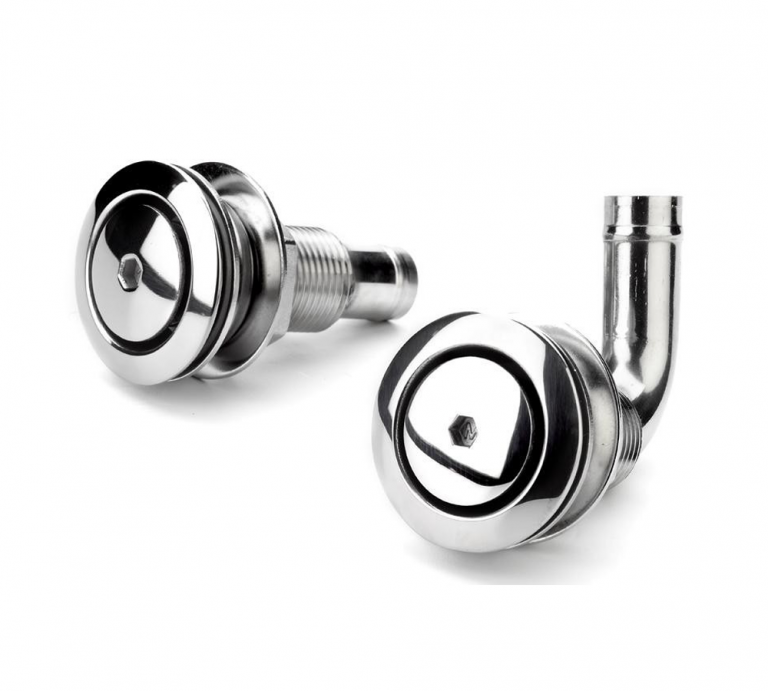 Stainless Steel Flush Mounted Fuel Vent – 90 Degree – Shop 4 Tanks